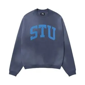 StÜssy Stu Appliqué Crew - Blue