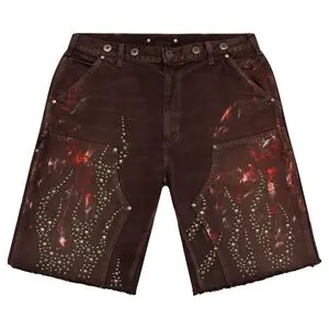 HELLSTAR Studded Denim Shorts