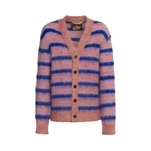 Marni Striped Mohair Cardigan - Multicolor