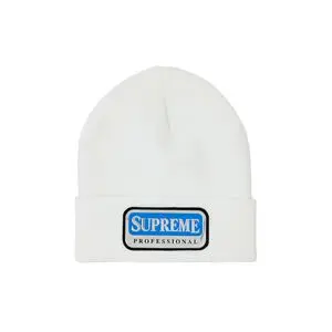 Supreme Professional Beanie White