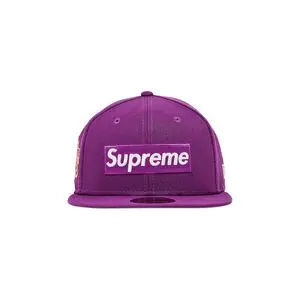 Supreme Championship Box Logo New Era Cap - Purple
