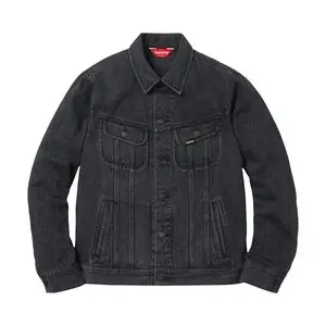 Supreme Denim Trucker Jacket - Black | Editorialist