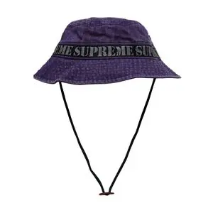 Supreme Stencil Webbing Boonie - Purple