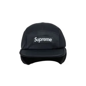 Supreme Windstopper Earflap Camp Cap - Black