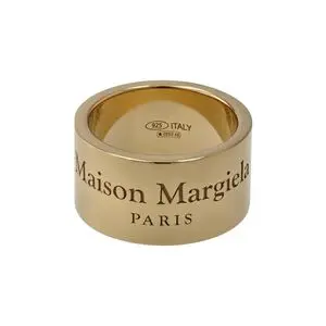 MAISON MARGIELA Logo Engraved Ring - Gold
