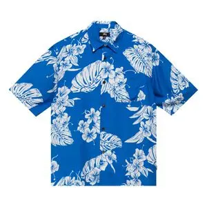 StÜssy Hawaiian Printed Shirt - Blue
