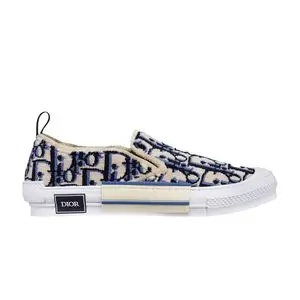 Dior B23 Oblique Tapestry Slip-on - Blue