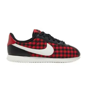 Nike Cortez Basic Txt Se Gs 'plaid - Red
