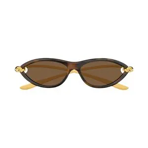 Bottega Veneta Cat Eye Sunglasses - Brown