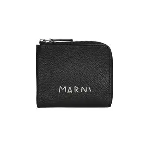 Marni Zip Around Wallet - Black