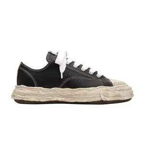 Mihara Yasuhiro Peterson Low Cracking Leather Sneakers