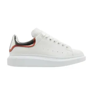 Alexander Mcqueen Silver Tone Shoes For Men
