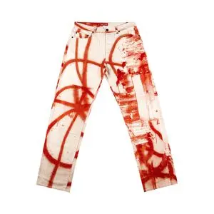 Supreme X Christopher Wool Regular Jean - Red