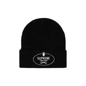 Supreme Crest Beanie - Black