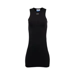 Off-White Sleek Rowing Dress