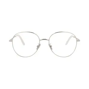 Dior Round Optical Glasses - Silver