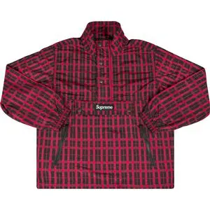 Supreme Nylon Plaid Pullover