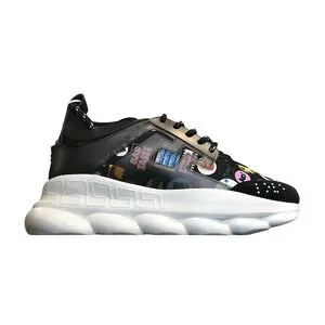 Versace Chain Reaction Printed Sneakers