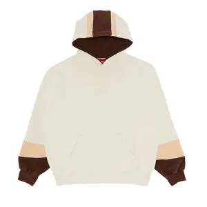 Supreme Paneled Hooded Sweatshirt - Cream