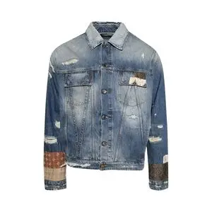 Amiri Quad Artpatch Trucker Jacket