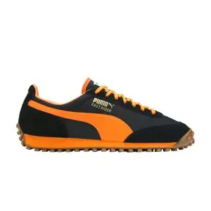 Orange Black Shoes For Men