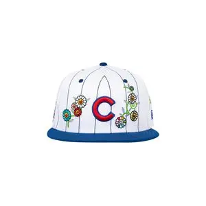 New Era X Takashi Murakami 9fifty Cubs Snapback Hat - White