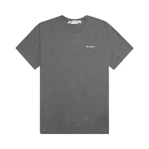 Off-White Wave Outline Diag Slim Short-sleeve Tee - Grey
