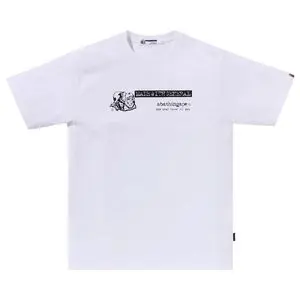 A BATHING APE Og General Name Tee - White