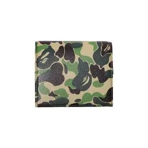 A BATHING APE Abc Camo Mini Wallet - Green