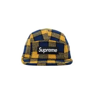 Supreme Harris Tweed Camp Cap - Yellow