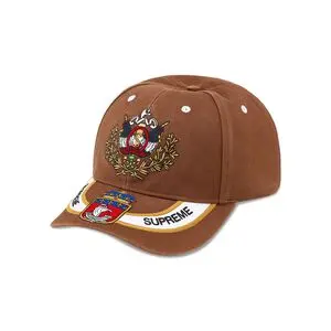 Supreme Crest 6-panel Cap - Brown