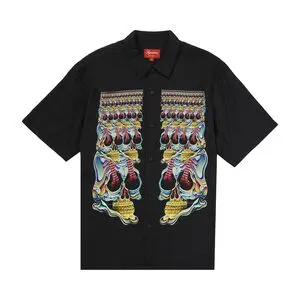 Supreme Skulls Short-sleeve Shirt - Black