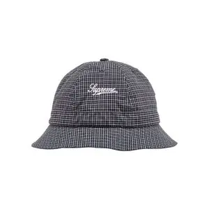 Supreme X Cordura Plaid Bell Hat - Black