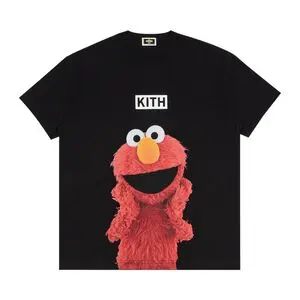 Kith X Sesame Street Elmo Tee - Black