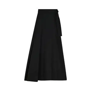 Phoebe Philo Long Pleated Wrap Skirt