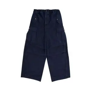 Marni Garment Dyed Moleskine Satin Trousers - Blue