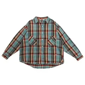 Blue Checked Flannel Shirts for Women