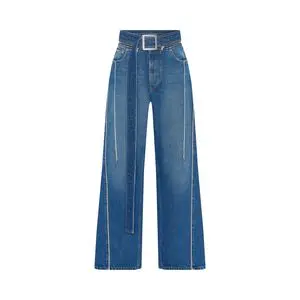 Jean Paul Gaultier Belted Jeans For Women