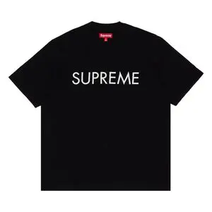 Supreme Capital Short-sleeve Top - Black
