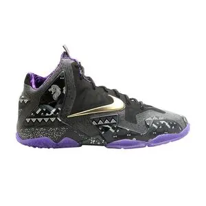 Nike Lebron 11 Gs 'bhm' Sneakers - Black
