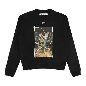 Off-white Crewneck Sweatshirts Hoodies For Women