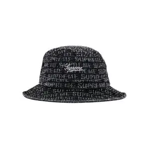 Supreme Needle Punch Denim Crusher - Black