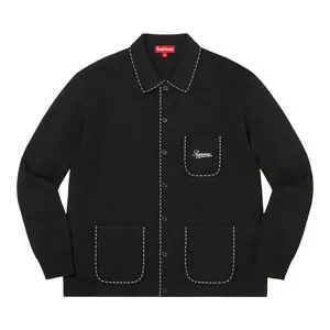 Supreme Contrast Stitch Button-up