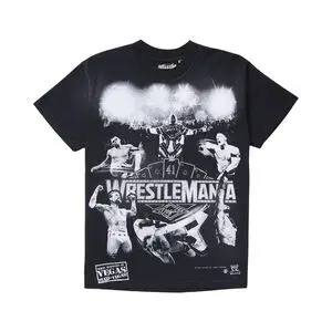 HELLSTAR X Wwe Wrestlemania T-shirt - Black