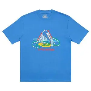 PALACE Printed T-shirt - Blue
