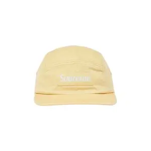 Supreme Washed Chino Twill Camp Cap Yellow