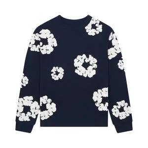 DENIM TEARS Wreath Long-sleeve T-shirt - Blue