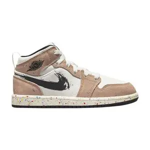 JORDAN 1 Mid Se Ps Brushstroke Paint Splatter
