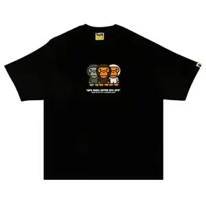 A BATHING APE Relaxed Fit Tee - Black
