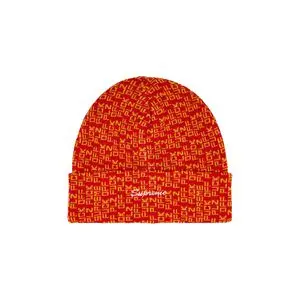 Supreme Printed Beanie - Red
